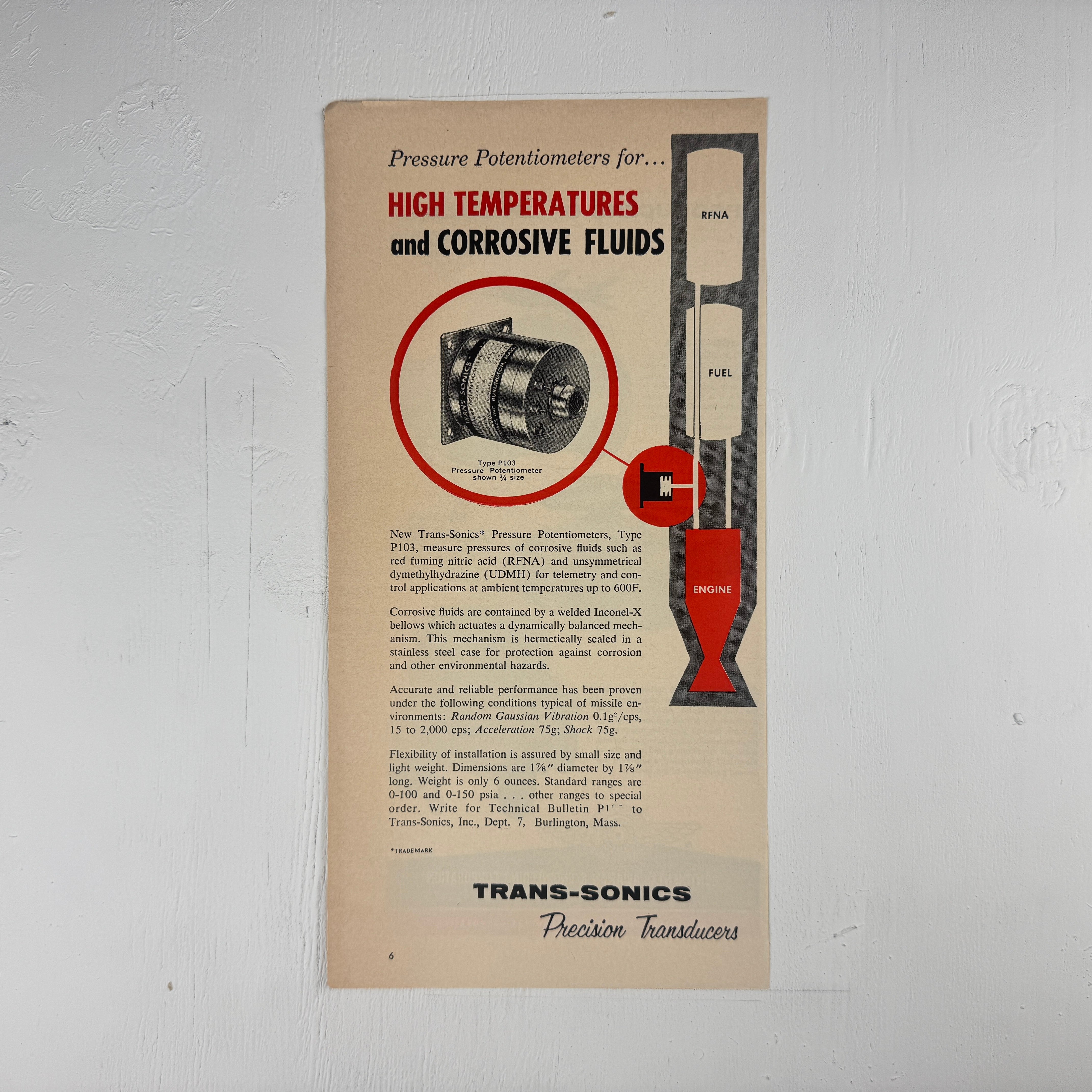 Trans-Sonics Pressure Transducers Ad – Afterburner Archive